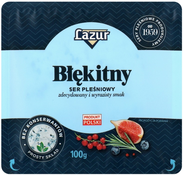Lazur Сир з блакитною пліснявою Лазур Блакитний 100 г купити в магазині ...