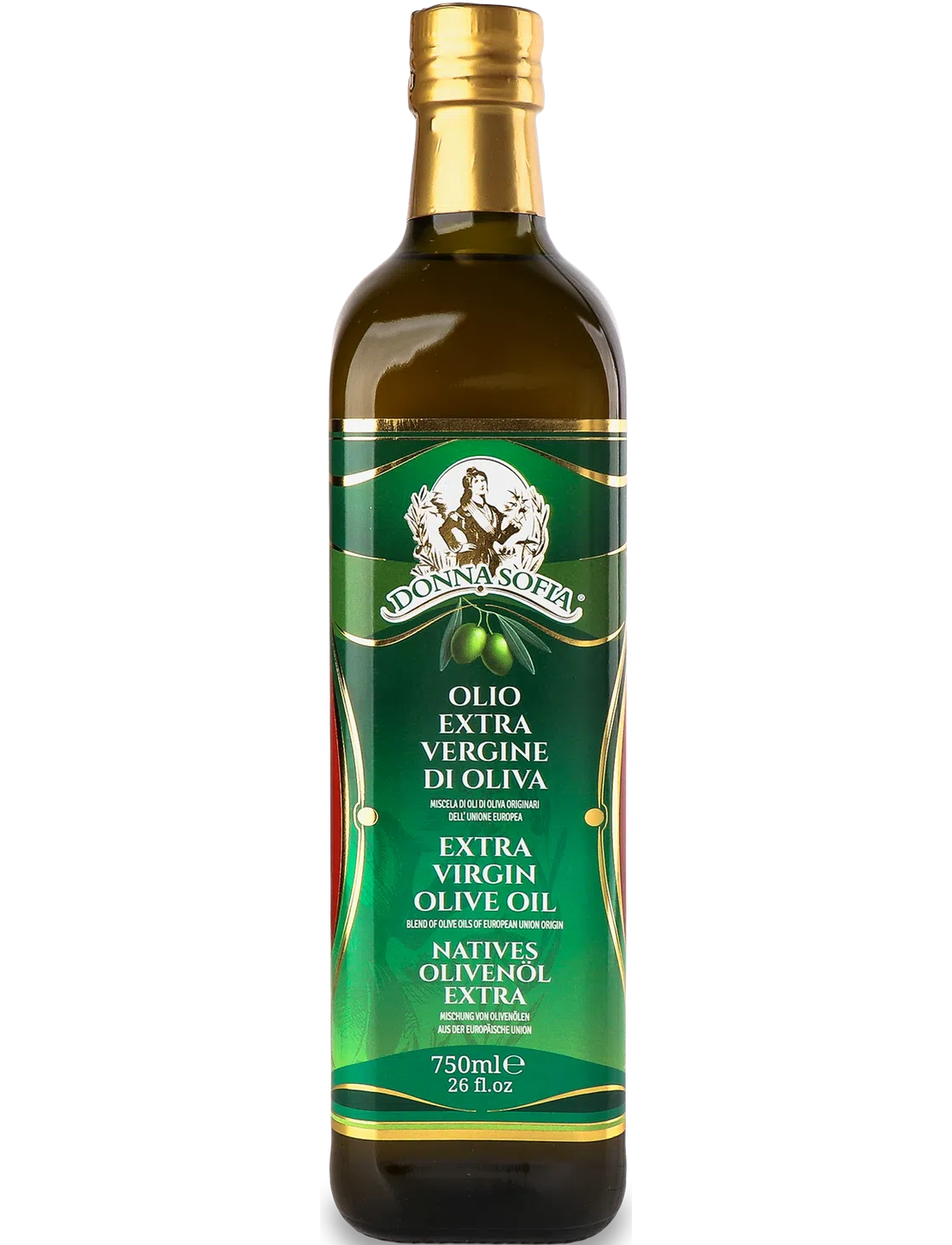 Donna Sofia Олія оливкова Extra Virgin 750 мл купити в магазині Litaly