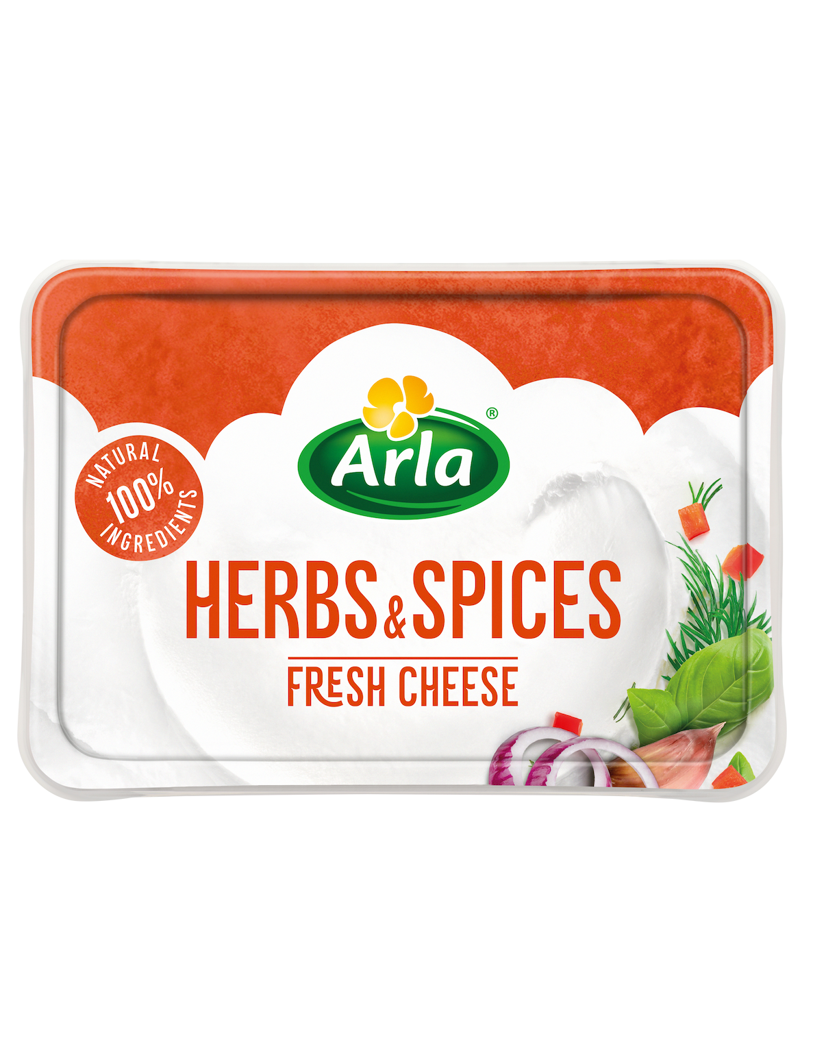 Arla Крем-сир з травами і спеціями 150 г купити в магазині Litaly