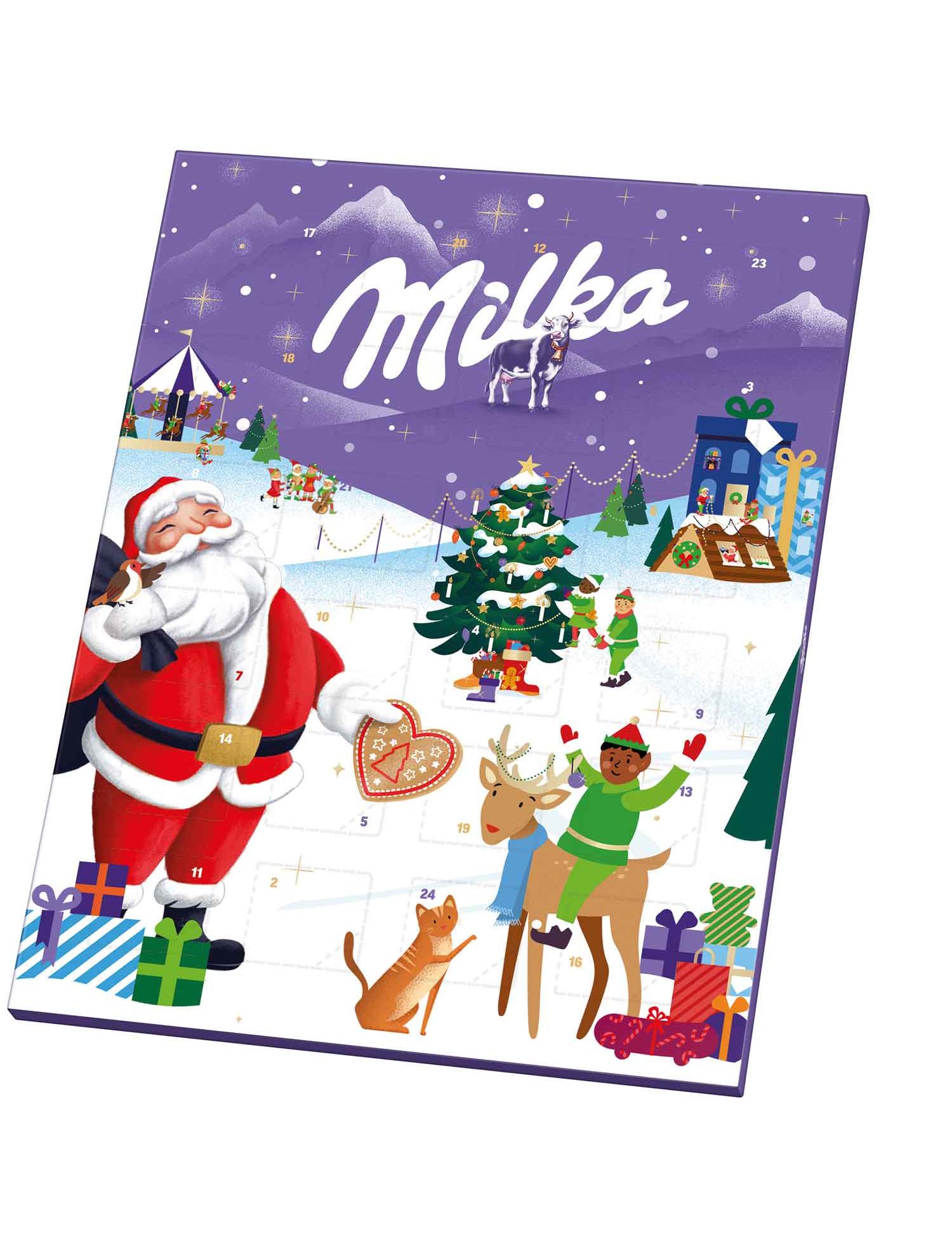 Адвент Календар Milka 2024-205 Молочний шоколад 90 г купити в магазині ...